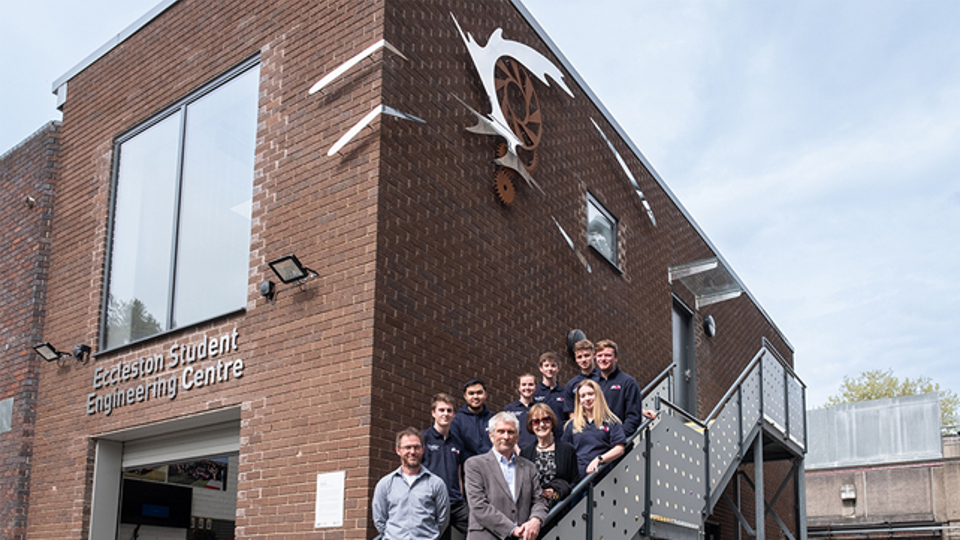 Sculptural commission installed on Loughborough campus | Alumni ...