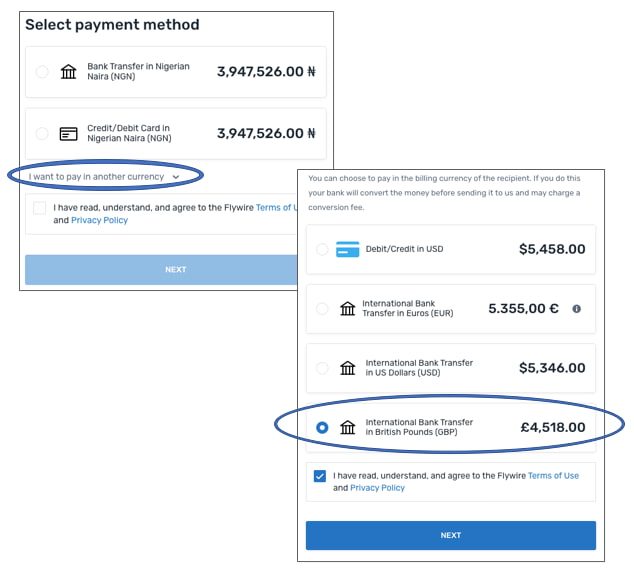 Paying from Nigeria | Finance Office | Loughborough University