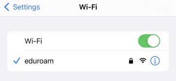 Wi-Fi-How to connect my iOS device to eduroam | IT Services ...
