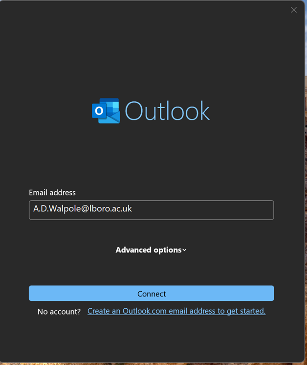 Email - Outlook on Windows 11 | IT Services | Loughborough University