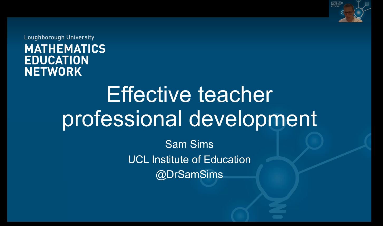 teacher professional development uk